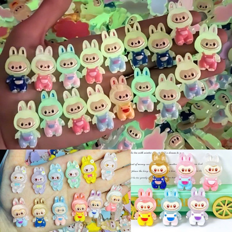 Labubu Blind Bag Mini Luminous Glowing Big Size Peeled Candy Bag ...