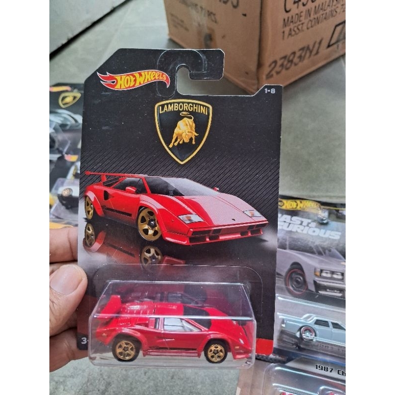 2016 HOT WHEELS LAMBORGHINI COUNTACH RED COLOR - SPECIAL EDITION ...