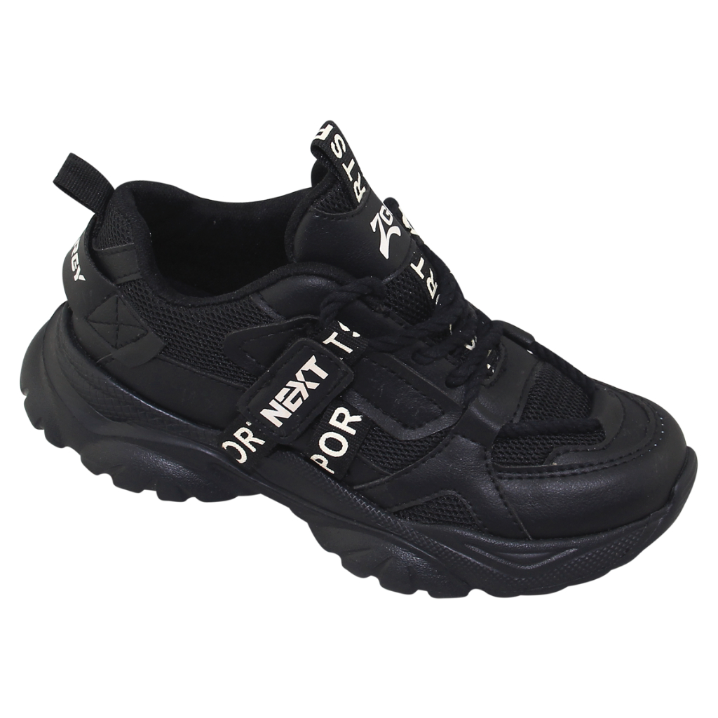 Bita's ZGOBT.12 Boys' Sneakers (Black + White) | Shopee Malaysia
