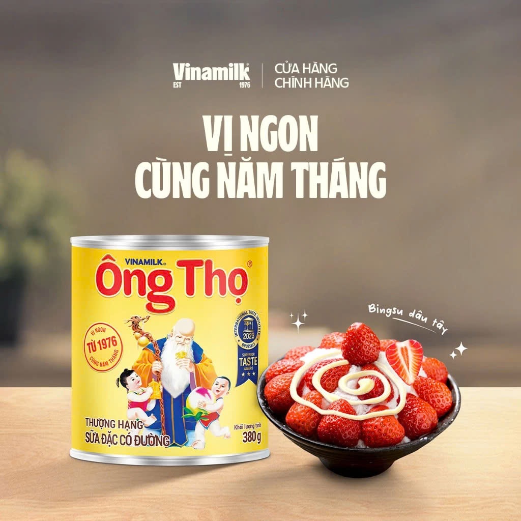 Sweetened condensed milk with red and white Ong Tho | Shopee Malaysia