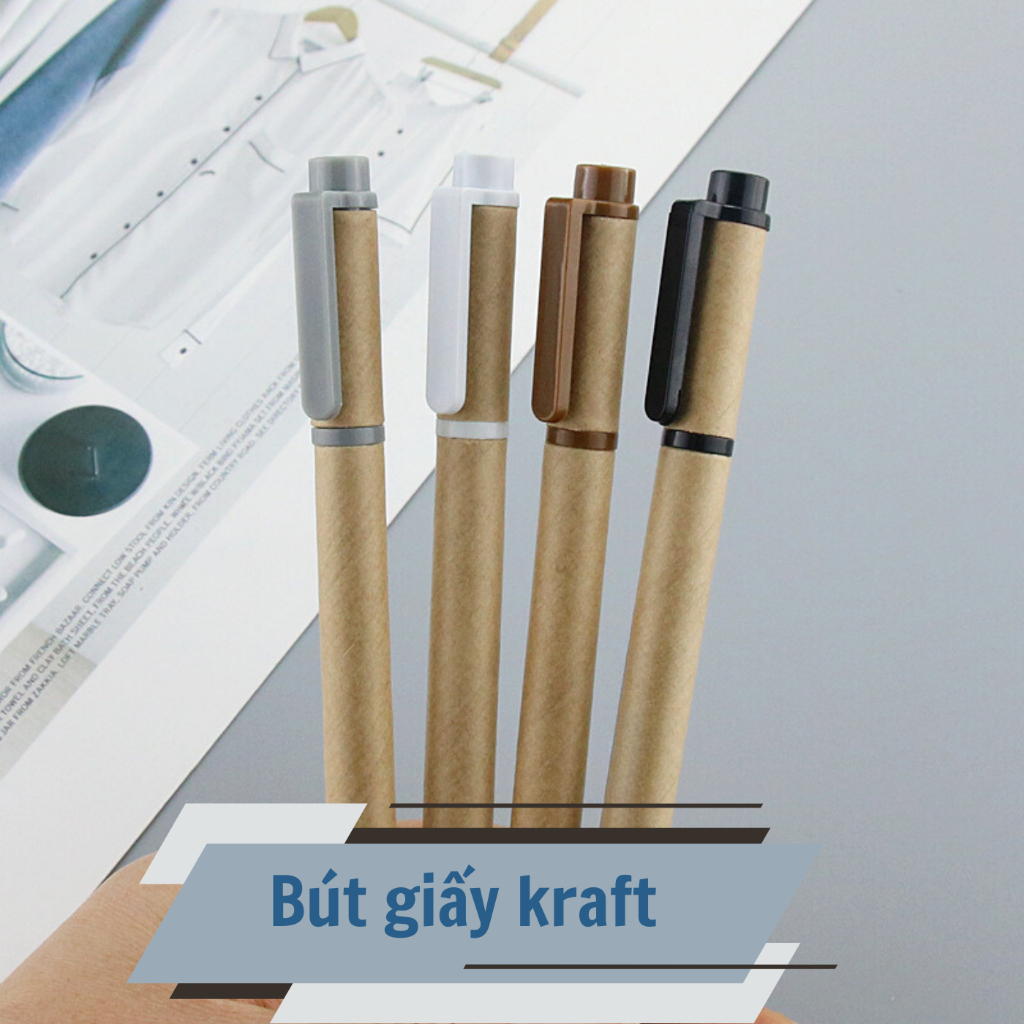 Environmentally friendly kraft paper pen | Shopee Malaysia