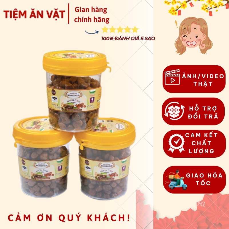 Thai tamarind pebble candy, 130gr jar, standard product, new date ...