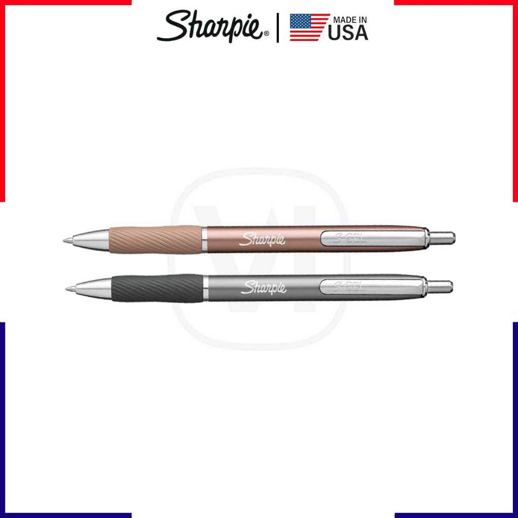 Sharpie S-Gel Pen premium metal shell Gel ballpoint Pen 0.5mm - 0.7mm ...