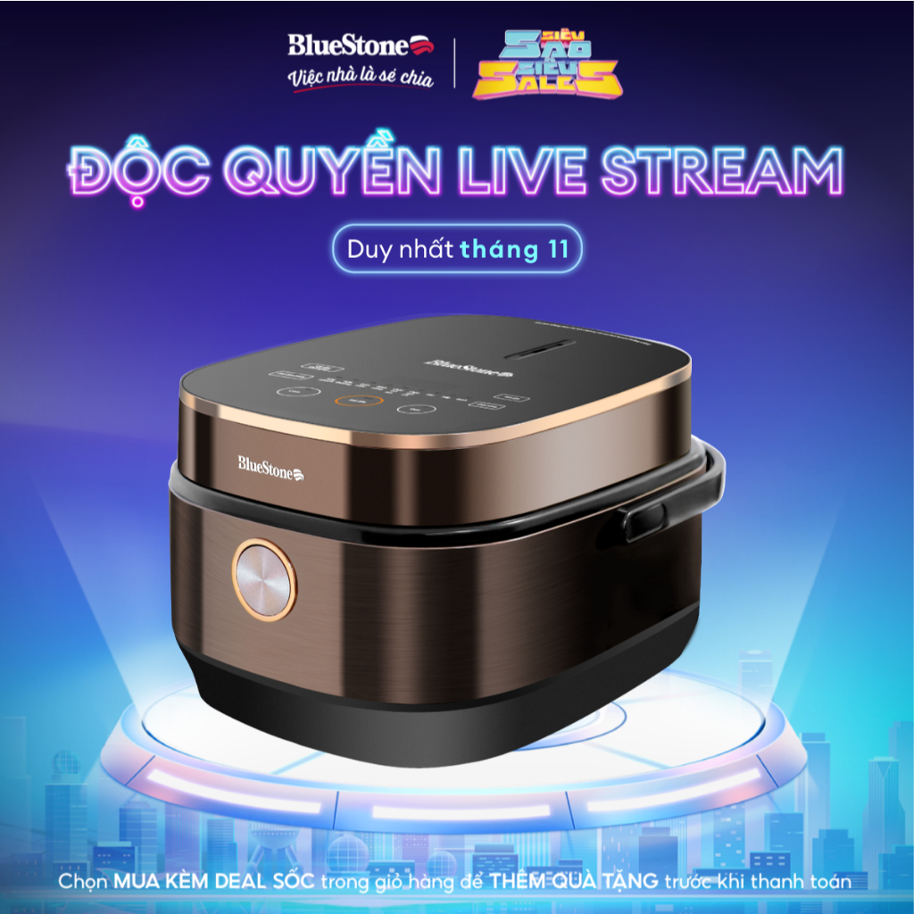 Bluestone RCB-5949 Electronic Rice Cooker - 1.5 Liter - 860W | Shopee ...