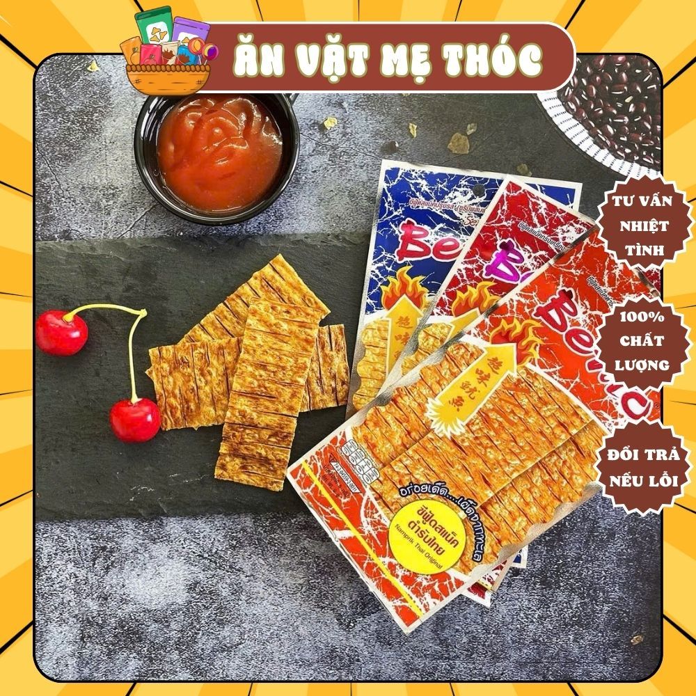 Squid Bento Package 4g Thai Squid Bento Snack with 3 Flavors, Mother ...