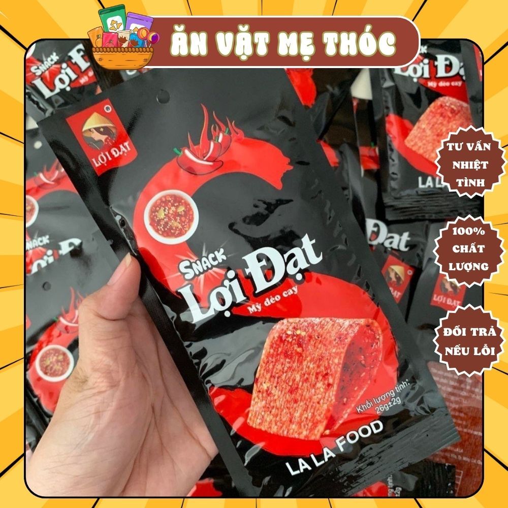 Loi Dat Spicy Noodle Snack, School Gate Spicy Snack Sticks, Childhood ...