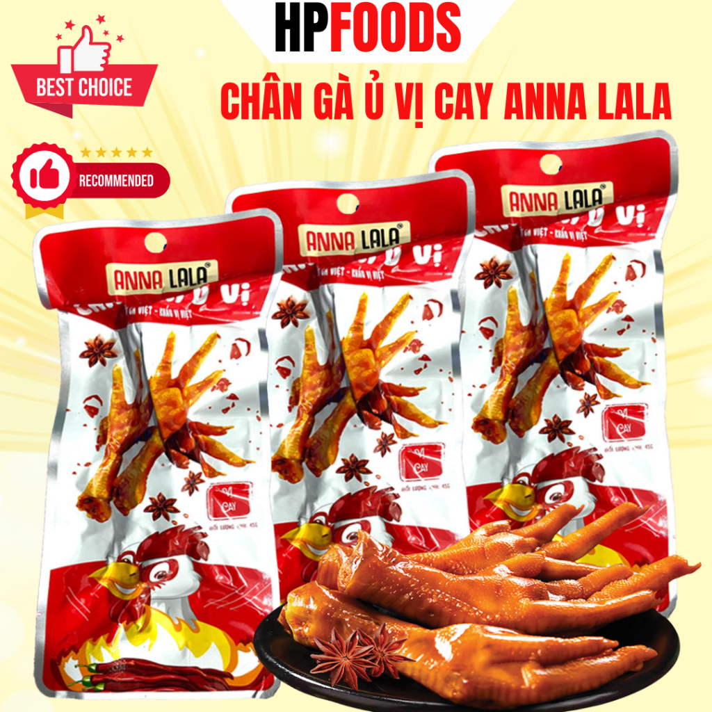 Combo of 10 Anna Lala Spicy Chicken Feet Marinated with Premium Spicy ...