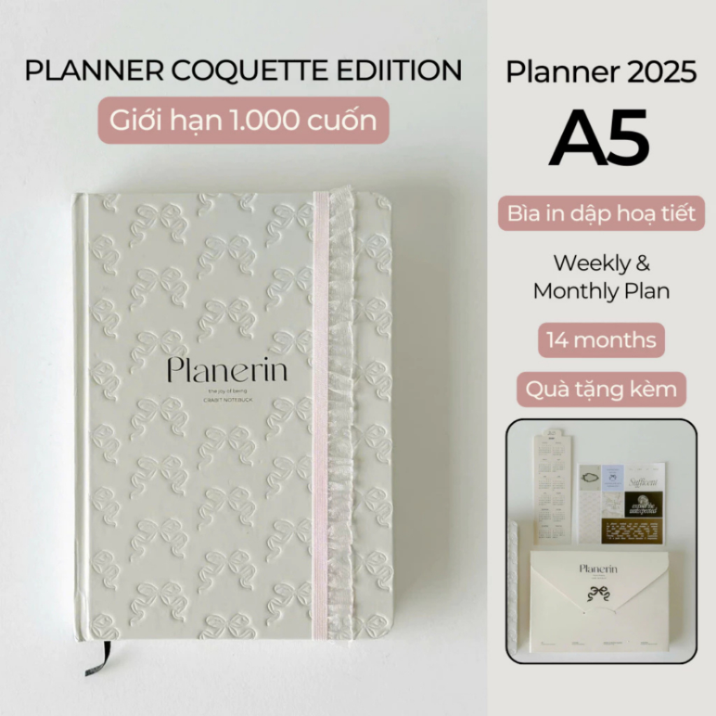 Planner 2025 Crabit Planerin A5 Monthly Weekly 14 month PLANNER ...