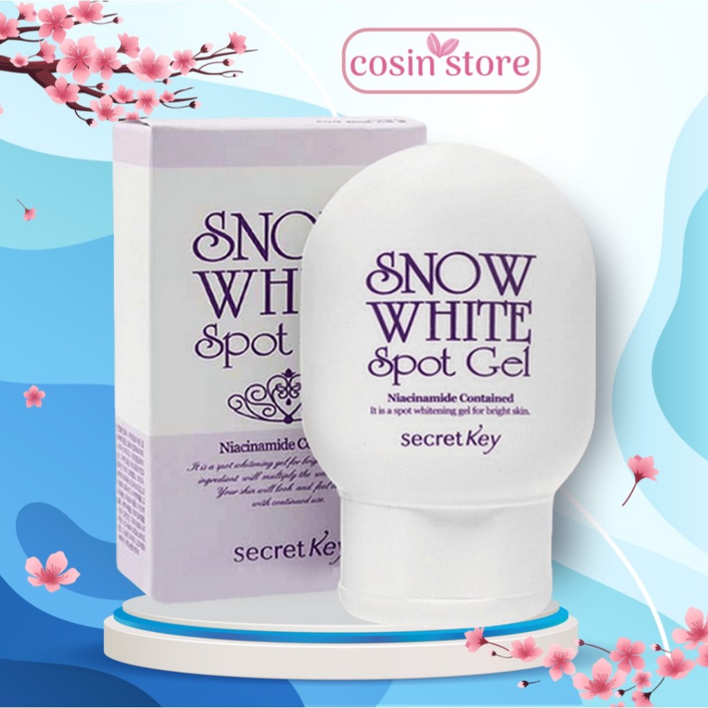Secret Key Snow White Spot Gel 65g Smooth, bright White skin Cosin ...