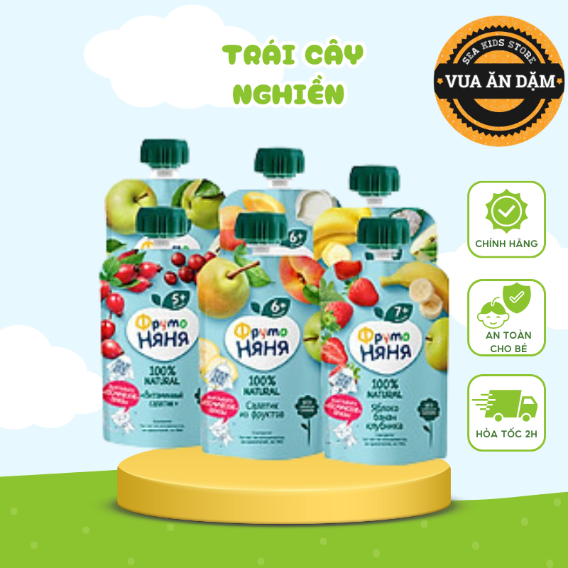 Gogo Mashed Fruit / FRUTO RUSSIA for babies from 4m (New model ...
