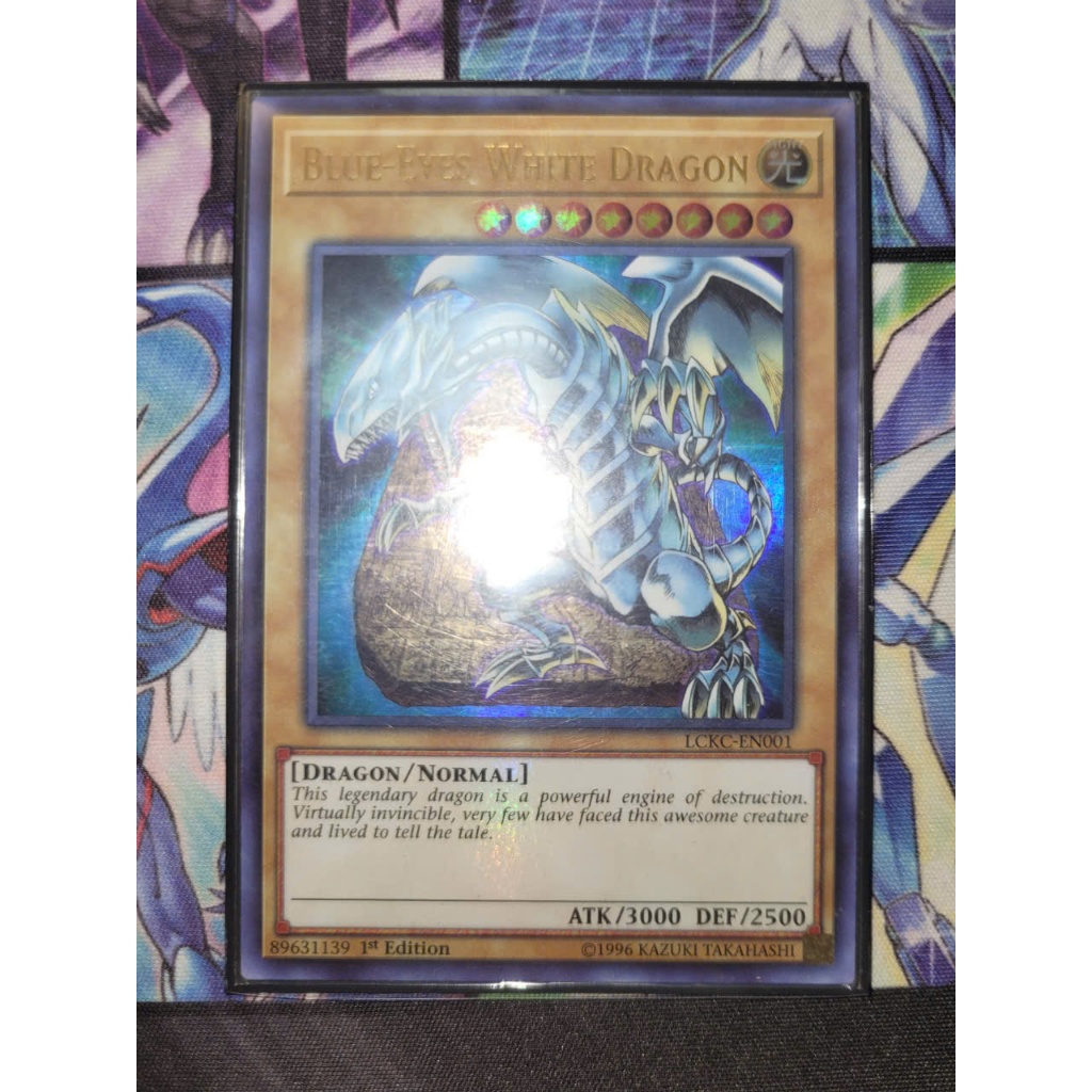 Yugioh Card - TCG - Blue-Eyes White Dragon (Tablet Background) - LCKC ...