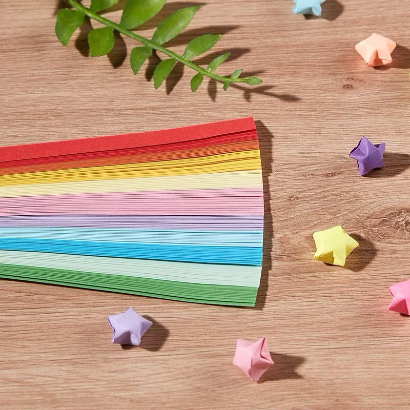 Labubu, Star Folded Paper 40 Sheets 25 cm long with cute labubu ...