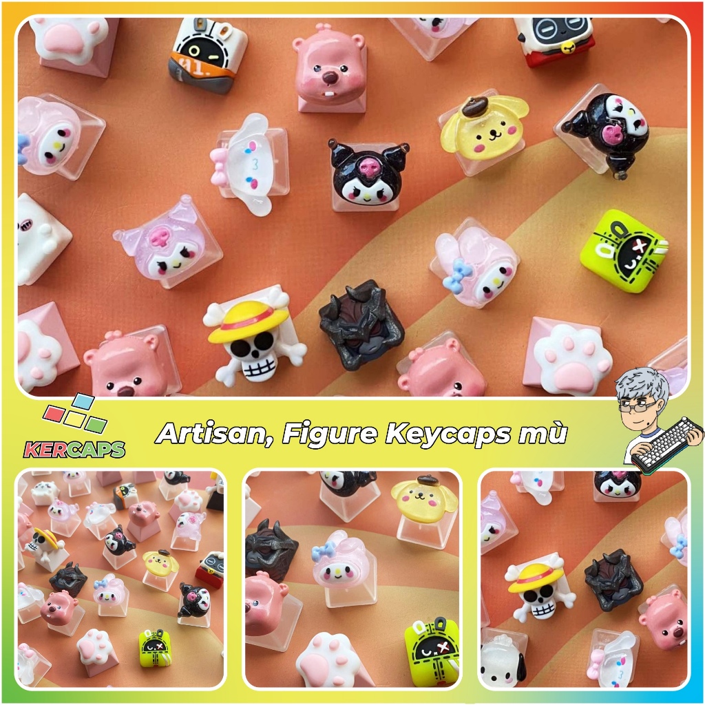 |Artisan Blind Keycap| Blind figure Keycap, random astisan, Onepiece ...