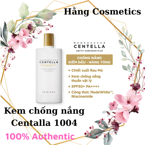Sunscreen with Centella Asiatica Extract for Sensitive Acne Skin 1004 ...