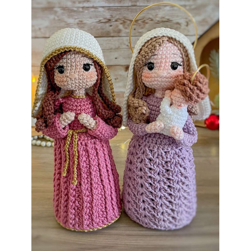 Crochet statue of the Virgin Mary | Shopee Malaysia