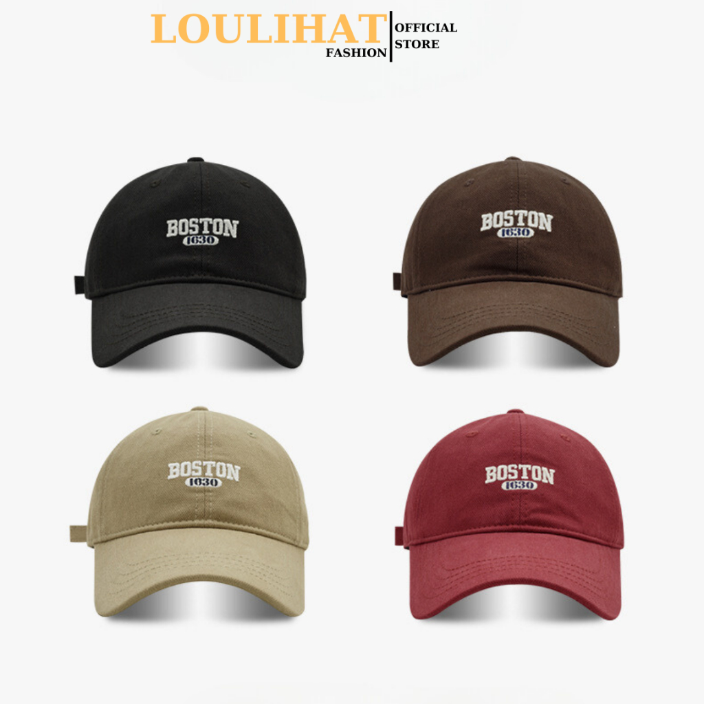 Sports baseball cap for men and women embroidered with the word Boston ...