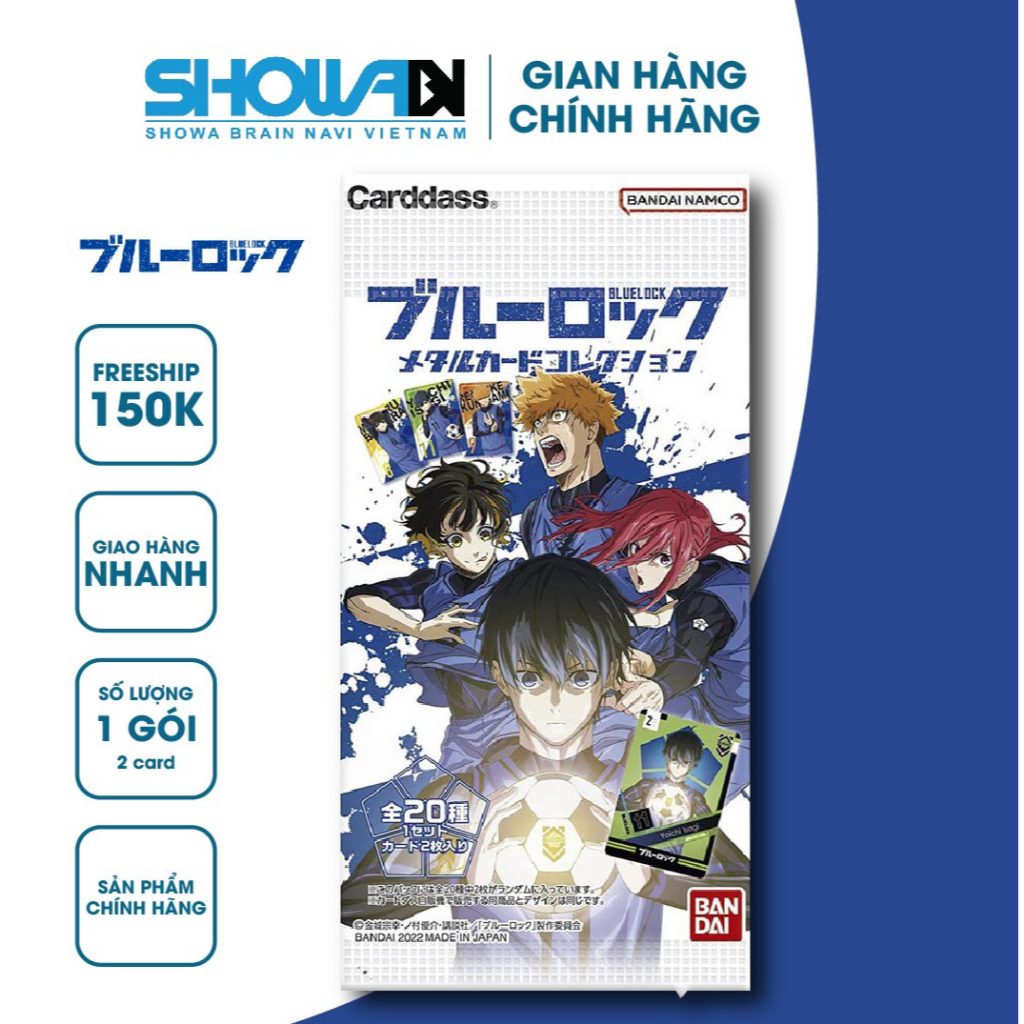 Blue Lock, Character Collection Card, Metallic Vol.1, Bandai, SL 1 pack ...