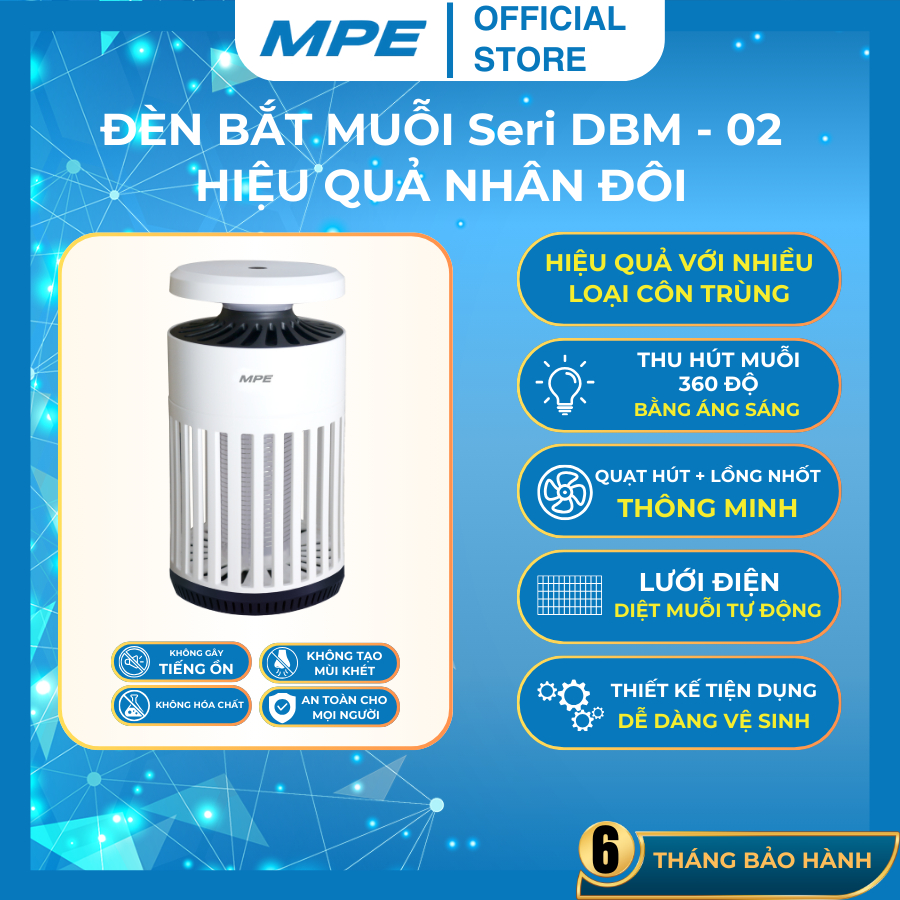 Mpe mosquito killer lamp series DBM-02 sucks mosquitoes 360 degrees with UV light, automatic ...
