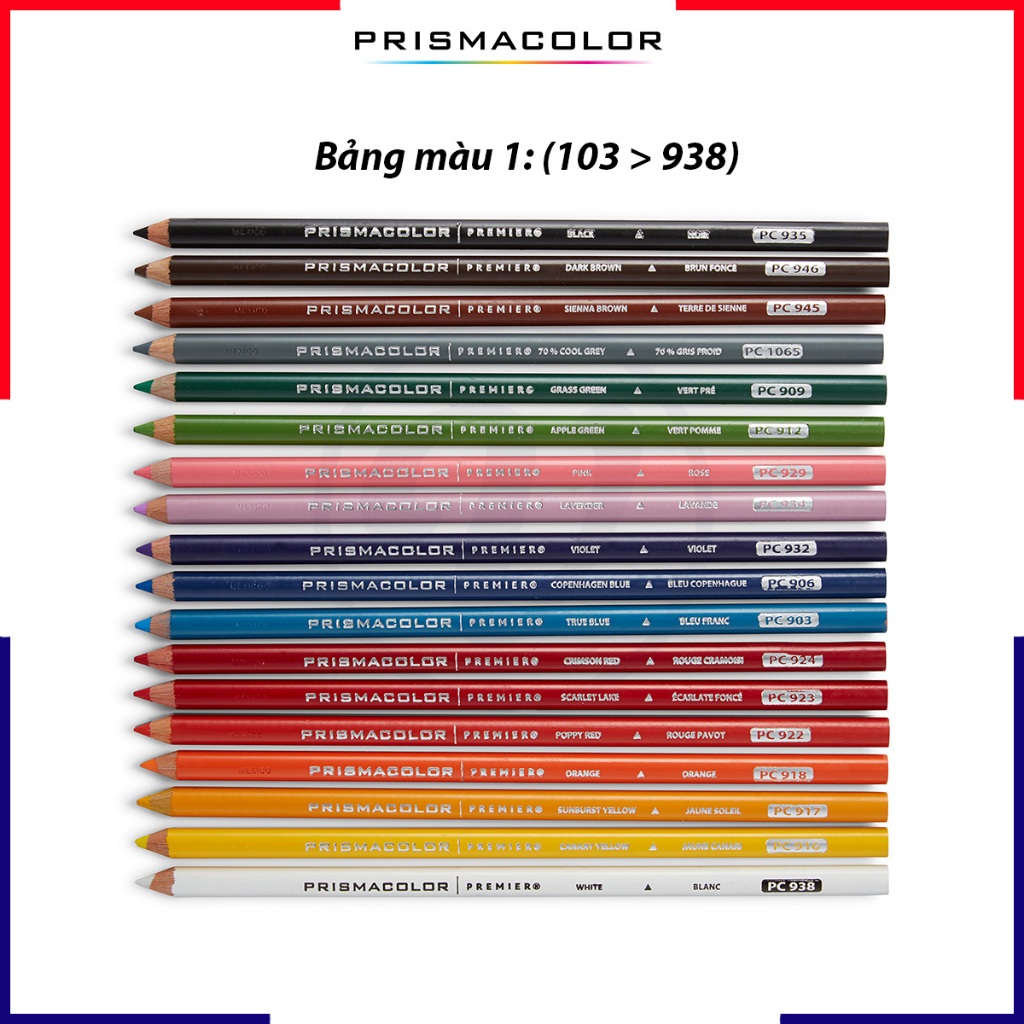 [TABLE 1: PC103 > PC938] - Prismacolor Premier Soft Core Pencils (Odd ...