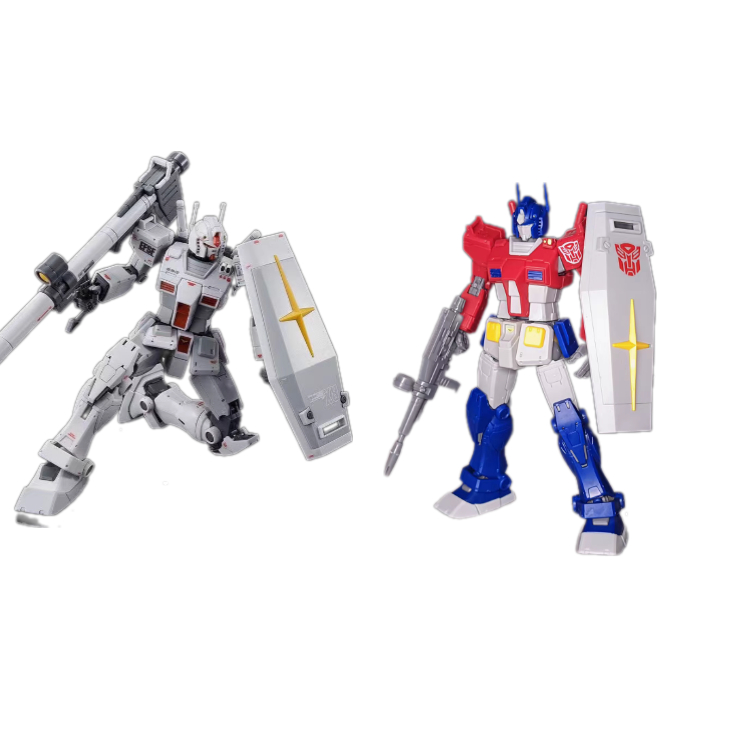 Hg GTO - 012 RX 78 Fighter, Mix colors Optimus Prime [Free Stand] XFS ...