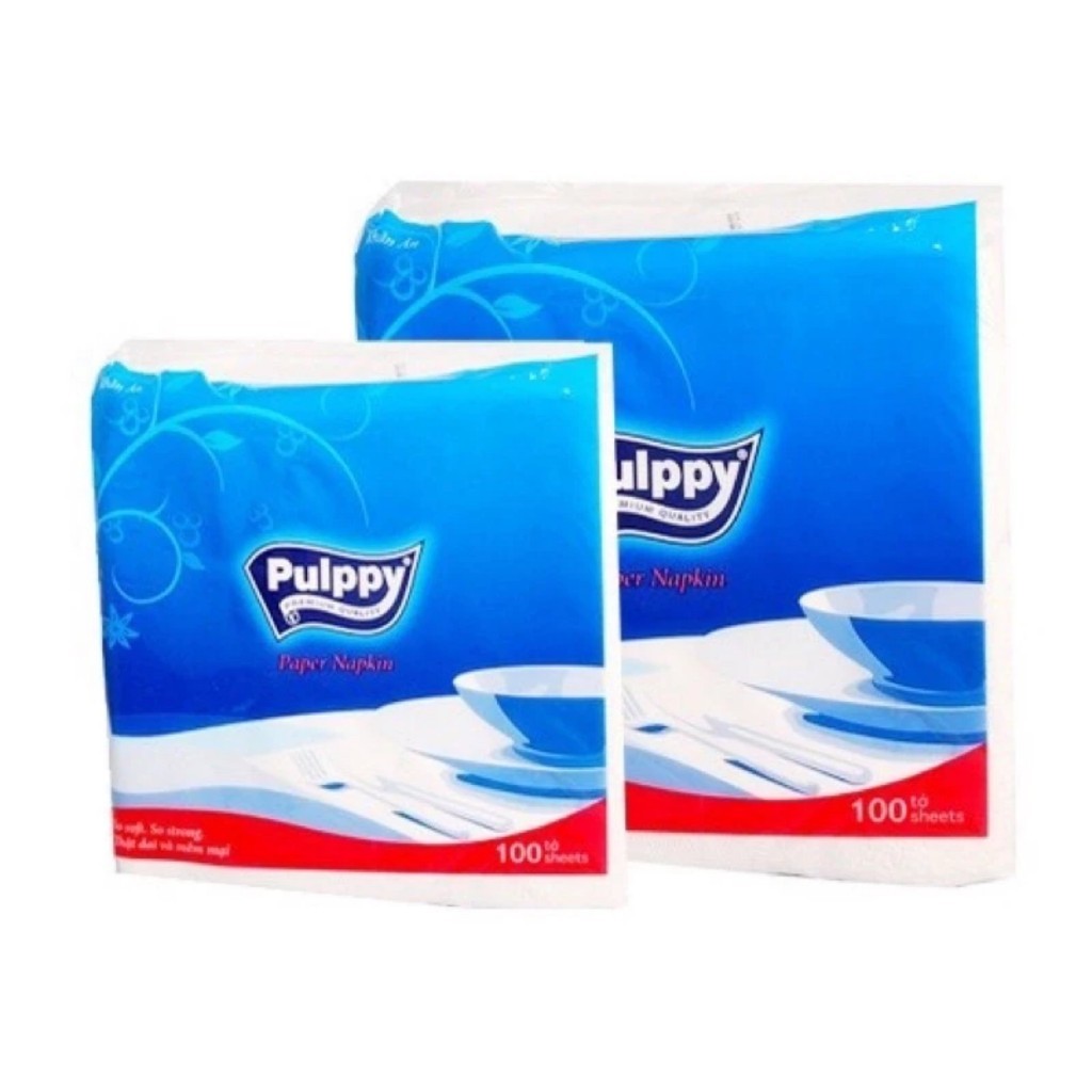 Pulppy Square Paper 90 Sheets 33cm and Strawberry Bear Square Tissue ...