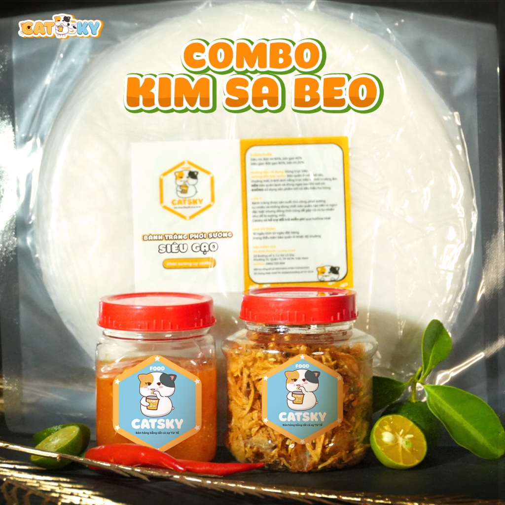 Dew-dried rice paper with fatty salted egg sauce CATSKY FOOD rice paper ...