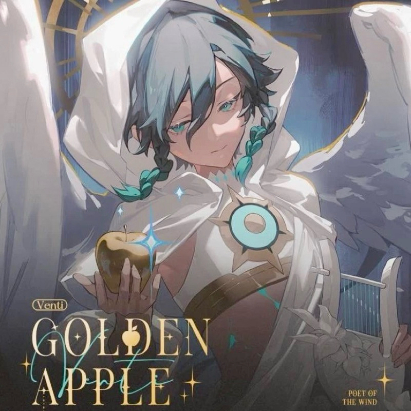 (Available From Chinese artists) Genshin Impact Venti Golden Apple pola ...