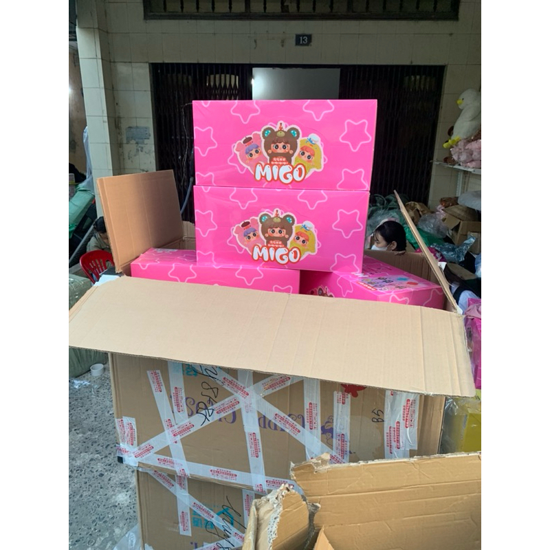 Original Set of 8 Boxes of Blindbox Migo V2 Sneaky Series Random Migo ...