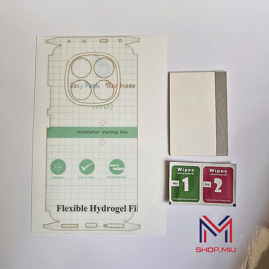 Full PPF sticker on the back of Redmi Note 14 pro / Poco X7 5G / Note ...