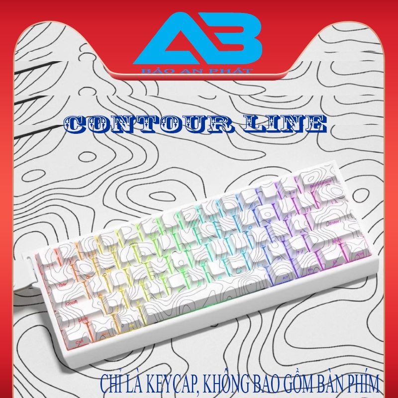 Keycap black and white border wooting PBT deysub 5D Cherry profile ...