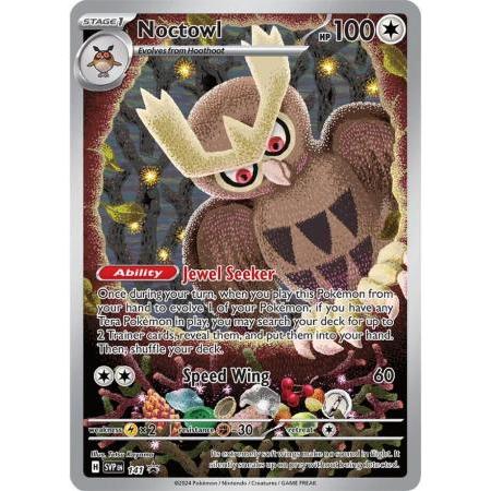 Pokémon TCG Noctowl Card - SVP141 - Illustration Rare Promo | Shopee ...