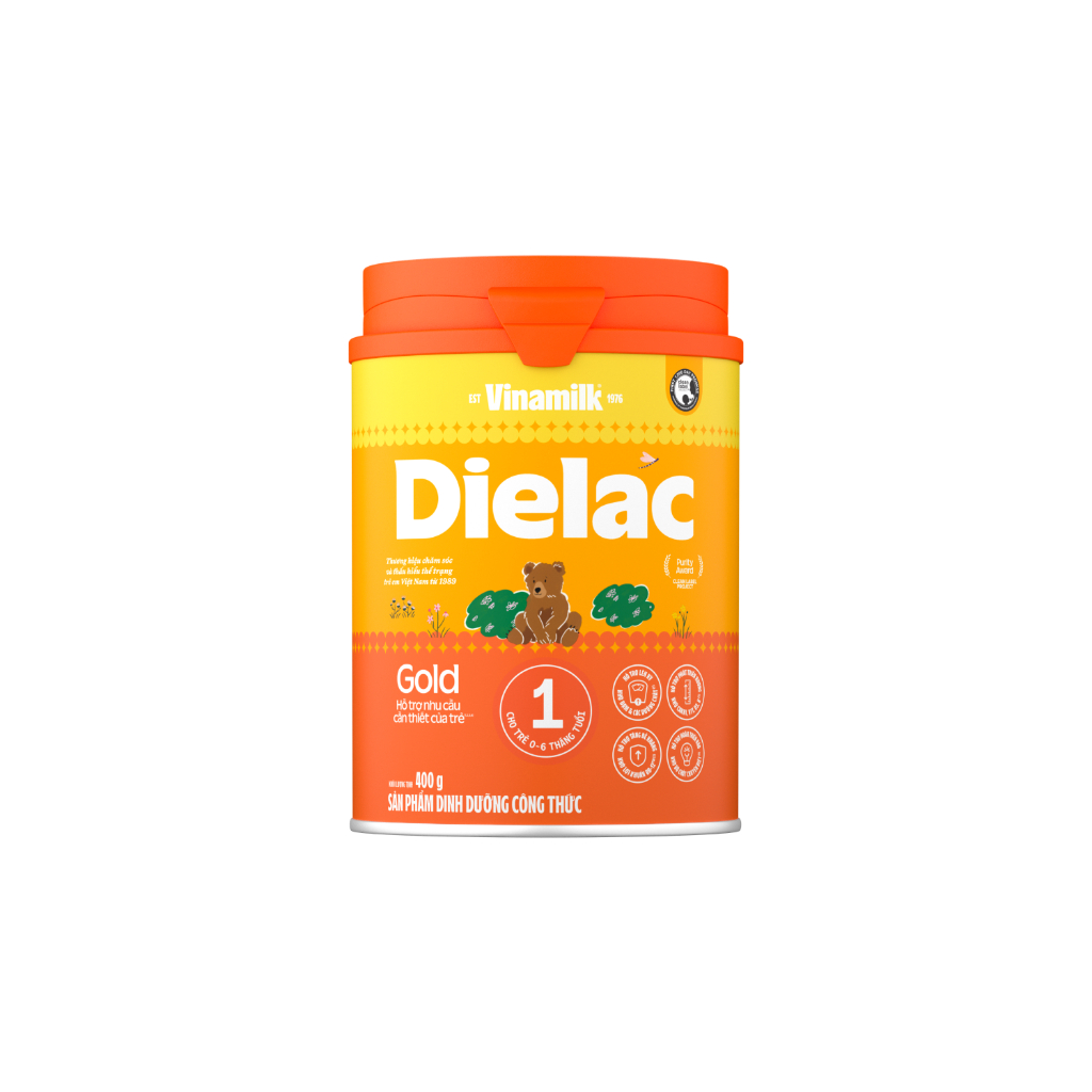 [New Model] Vinamilk Dielac Gold 1 and 2 Powdered Milk 400G | Shopee Malaysia