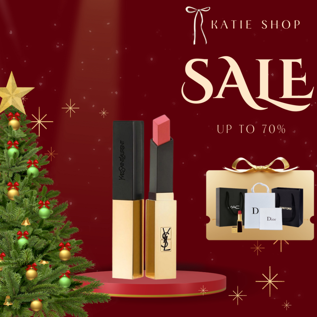 Genuine YSL Matte Lipstick Rouge Pur Couture The Slim - YSL Smooth ...