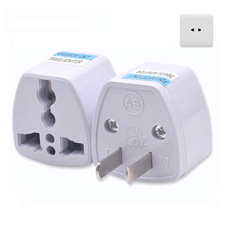 3-pin to 2-pin plug adapter, 3-pin to 2-pin power plug converter ...