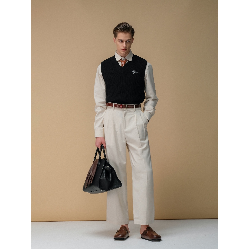 Mouríe Men's Wide Leg Linen Pants | 0082 | Majou | Shopee Malaysia