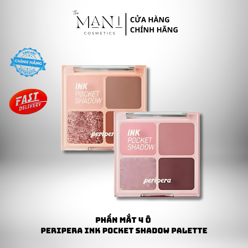 Peripera Ink Pocket Shadow Palette 4-pan Eyeshadow Palette 6.4g ...