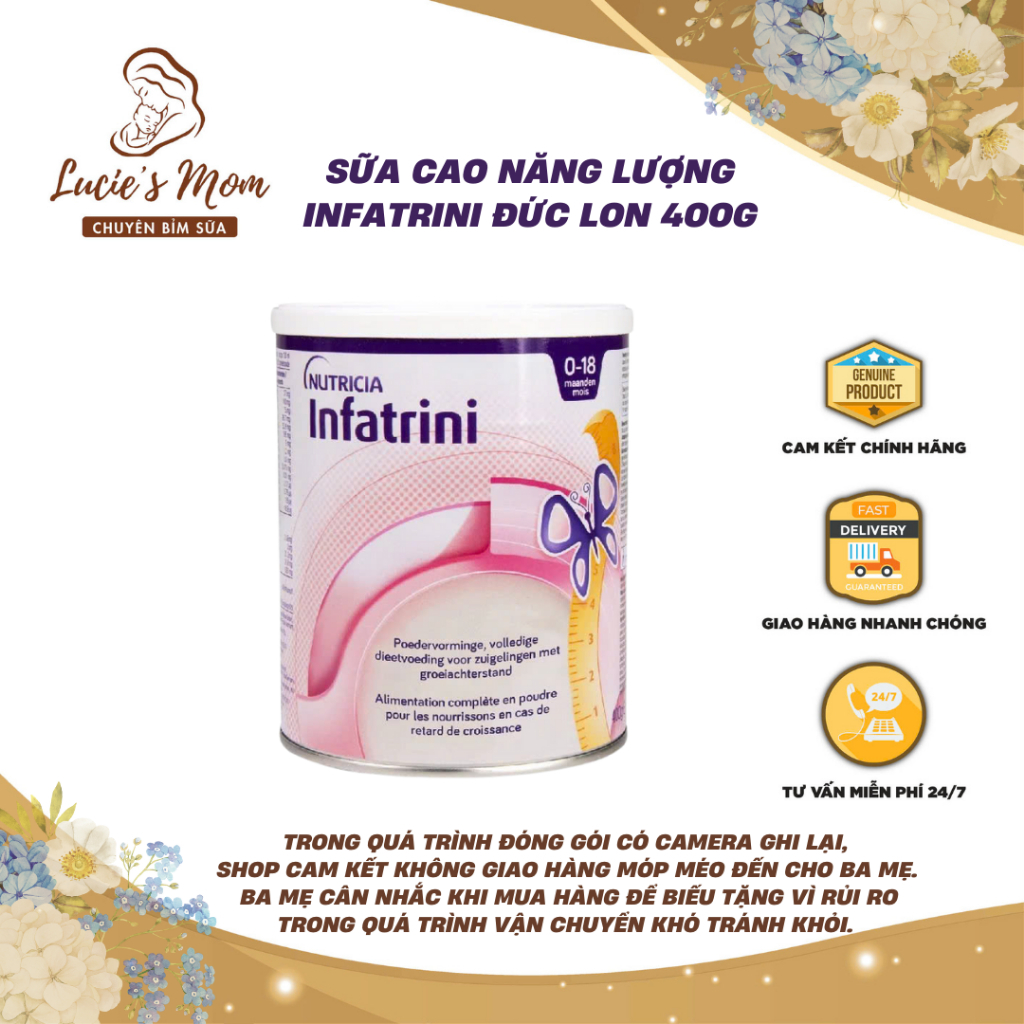 [Domestic Germany] German Infatrini high-energy milk can 400g, supports ...