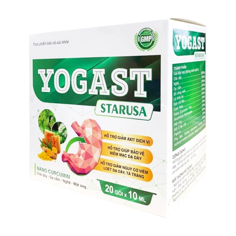 Yogast stomach pain relief drink pack Supports gastric acid reduction ...