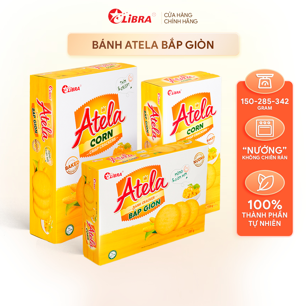 Atela Crispy Corn Cracker, Healthy Nutritious Crispy Sweet and Salty ...