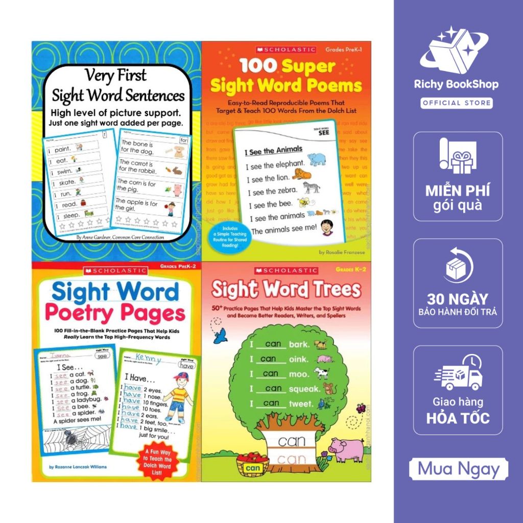 Book - Very First Sight Word Sentences | Shopee Malaysia