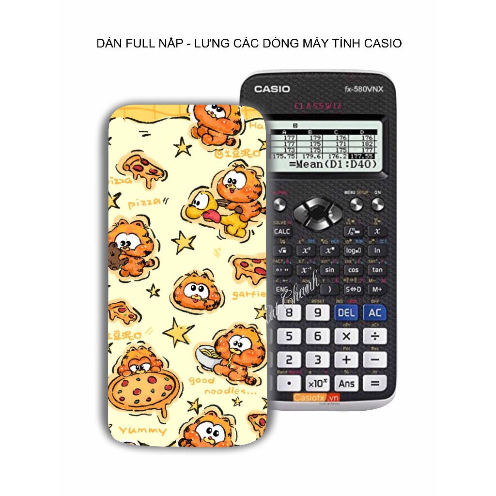 Mischievous little tiger - casio handheld calculator stickers full of ...