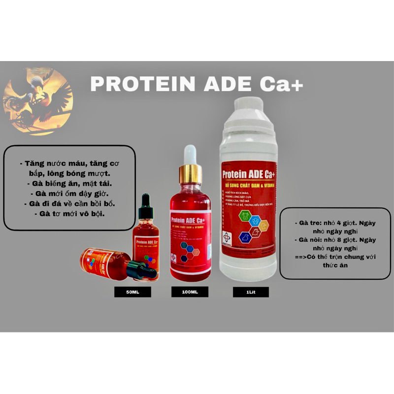 Protein ADE Ca + 50ml-100ml-1Lit. Raising young chickens, hatching ...
