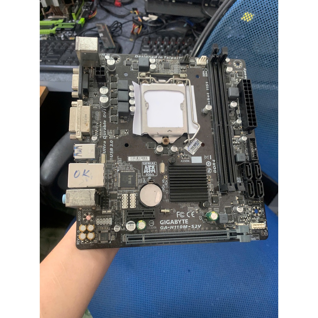 Mainboard H110M Socket 1151 Motherboard Free CPU Thermal Paste Genuine ...