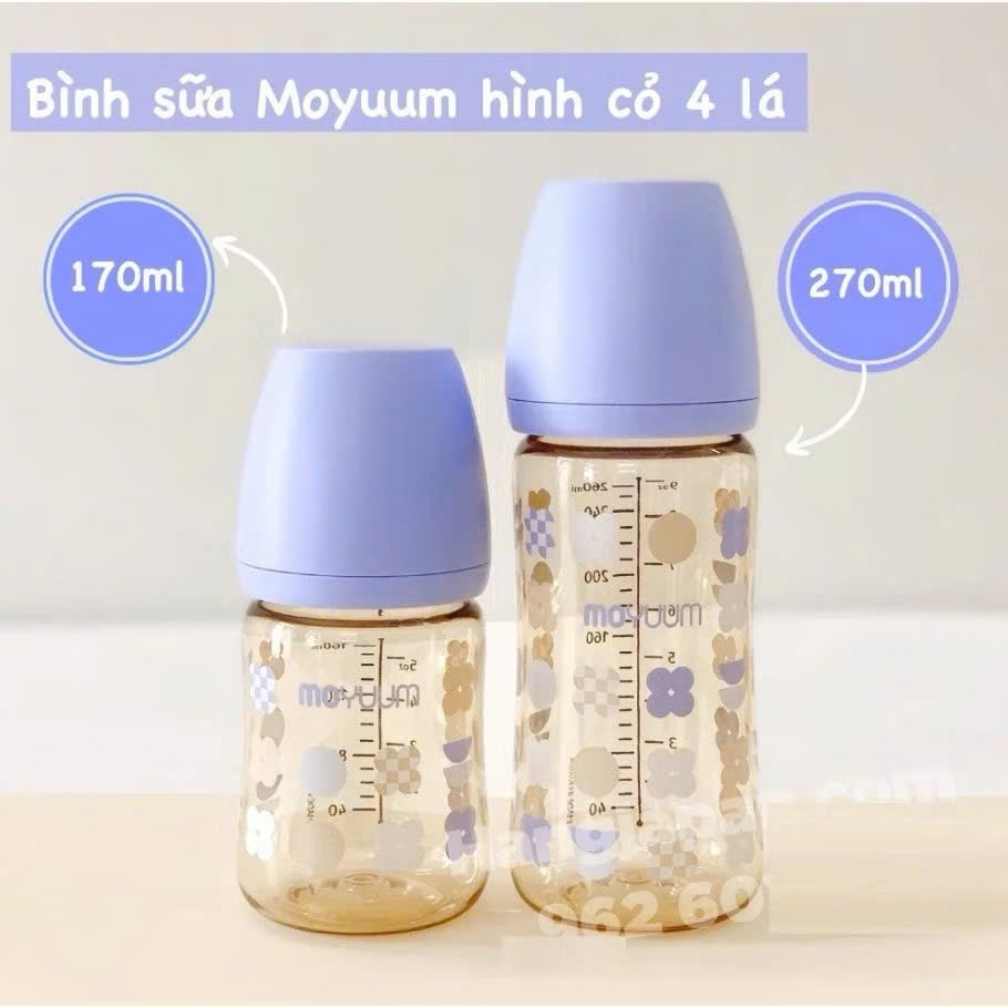Moyuum LUCKY 4-LEAF GRASS MILK BOTTLE 170ML -270ML | Shopee Malaysia