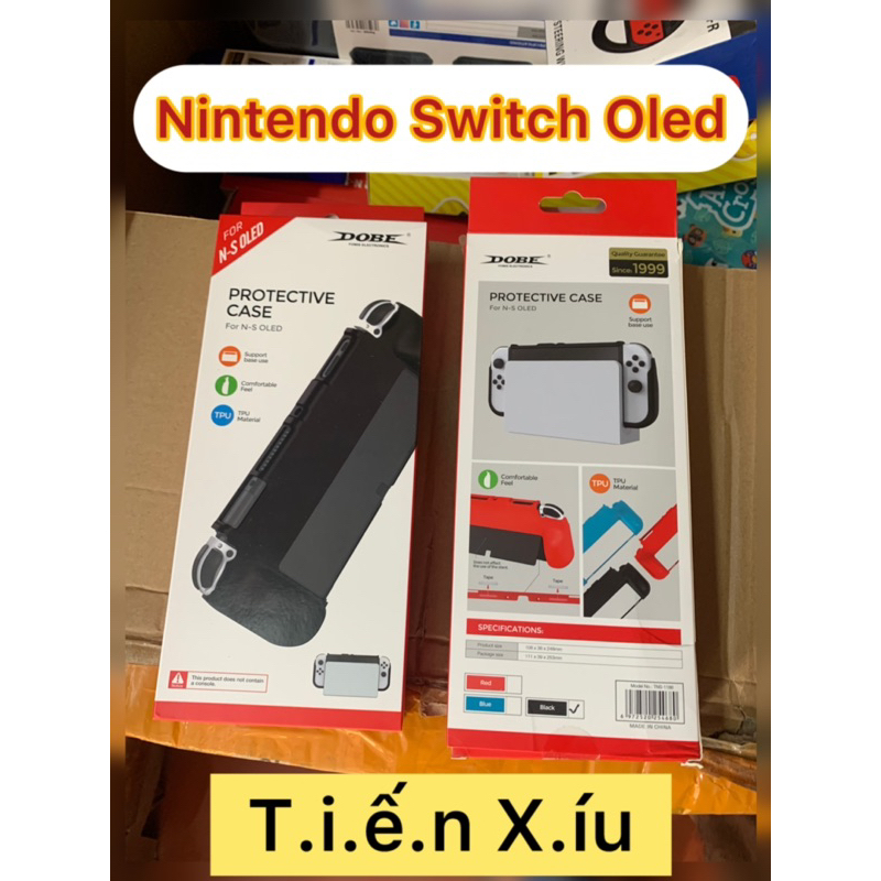 Dobe case nintendo switch oled monolithic case nintendo switch oled tpu case | Shopee Malaysia
