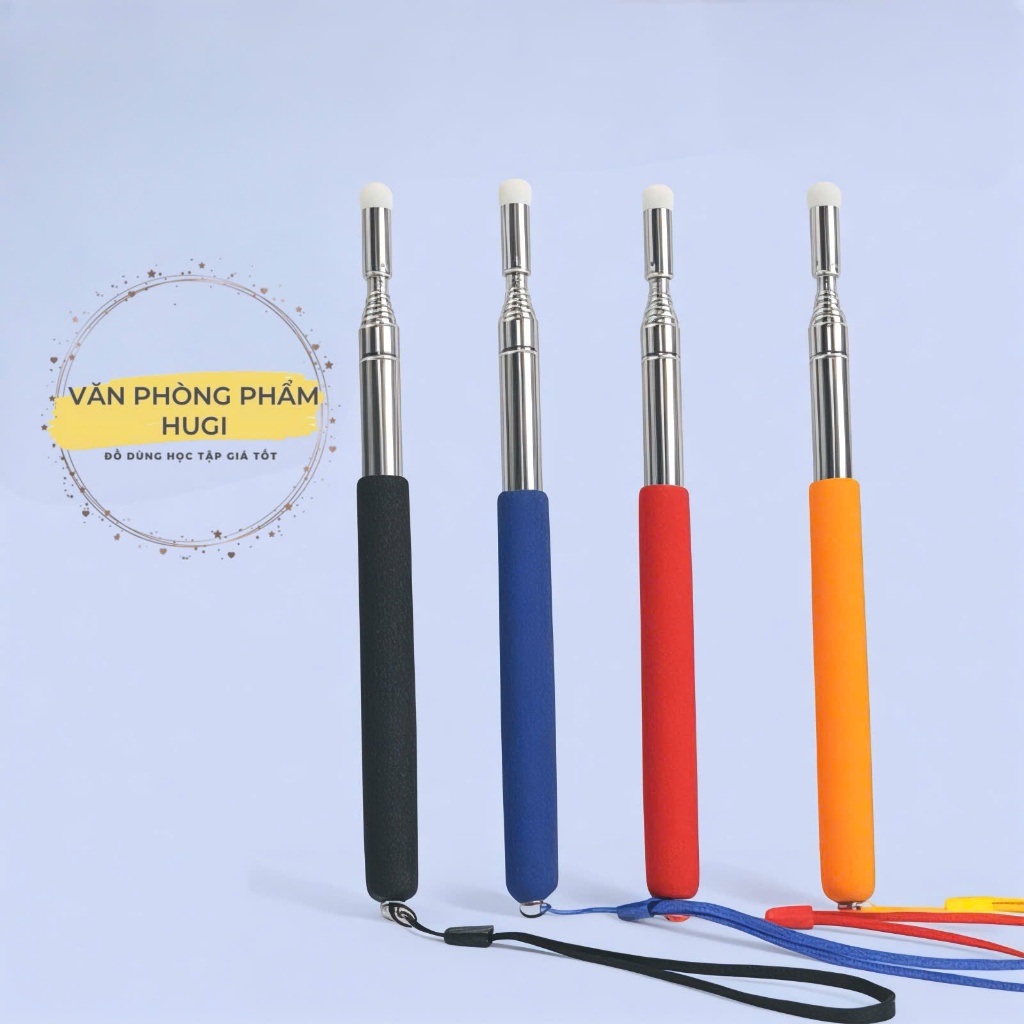 Retractable and extendable felt-tipped whiteboard pointer, teaching aid ...