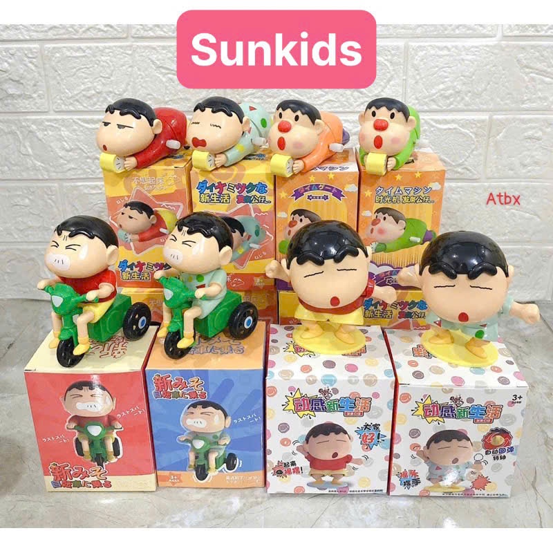 TRI Shin Wind-Up Cute Toy Crayon Shin-Chan Wind-Up Crawling Cycling Hat ...