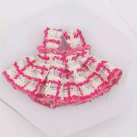 Labubu Clothes - Cute LBB V1/V2 Doll Shrug Dress, Doll Accessories ...