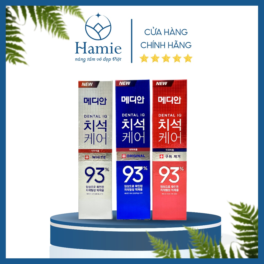 Median Dental IQ 93% Korean Toothpaste to Prevent Cavities and Brighten ...