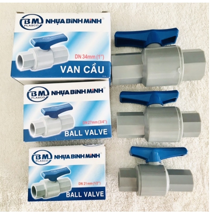 [GENUINE] Binh Minh PVC valve - Phi 21, 27, 34, 42 | Shopee Malaysia